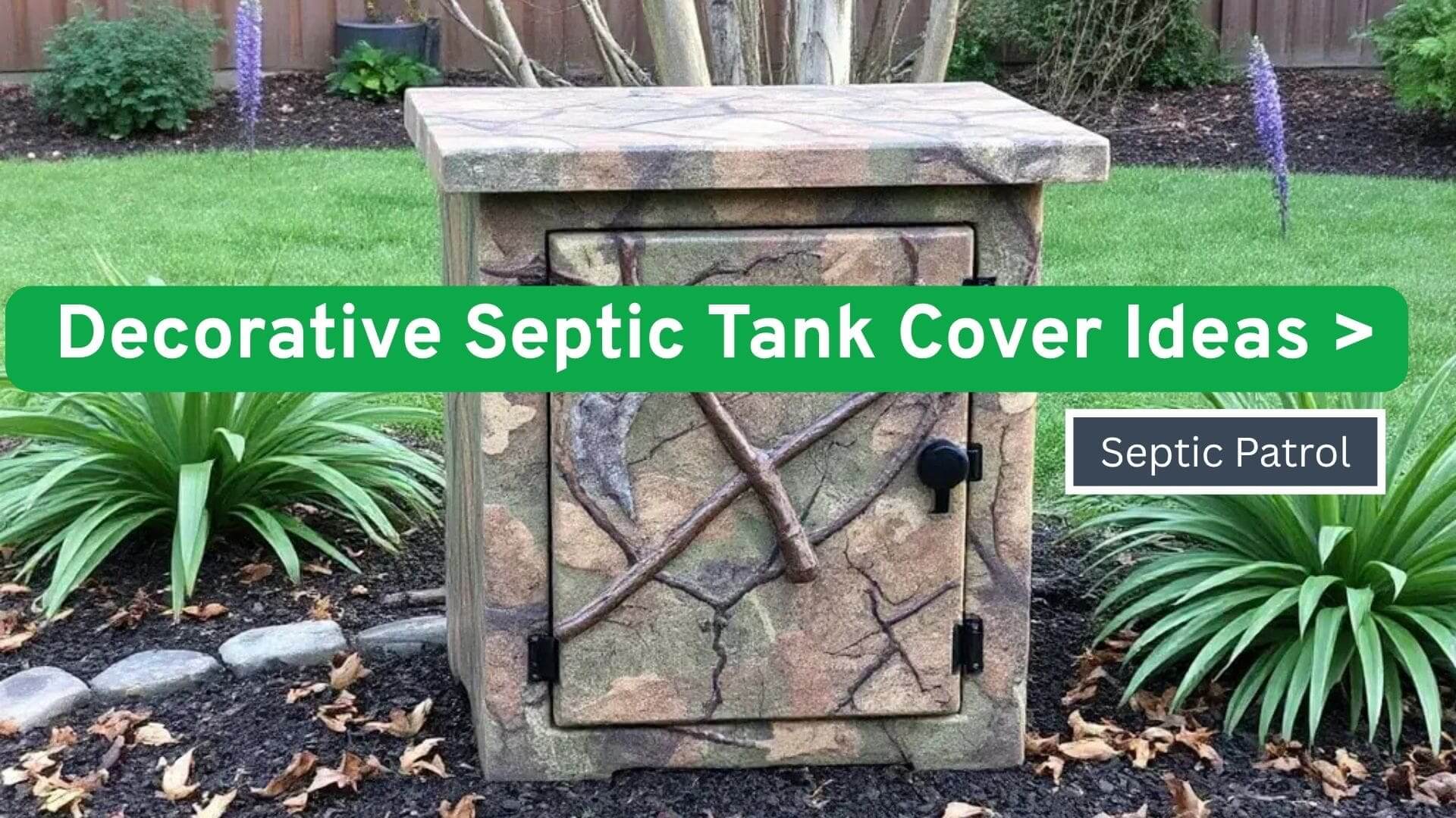 18 Decorative Septic Tank Cover Ideas You’ll Actually Love Showing Off - Septic Patrol