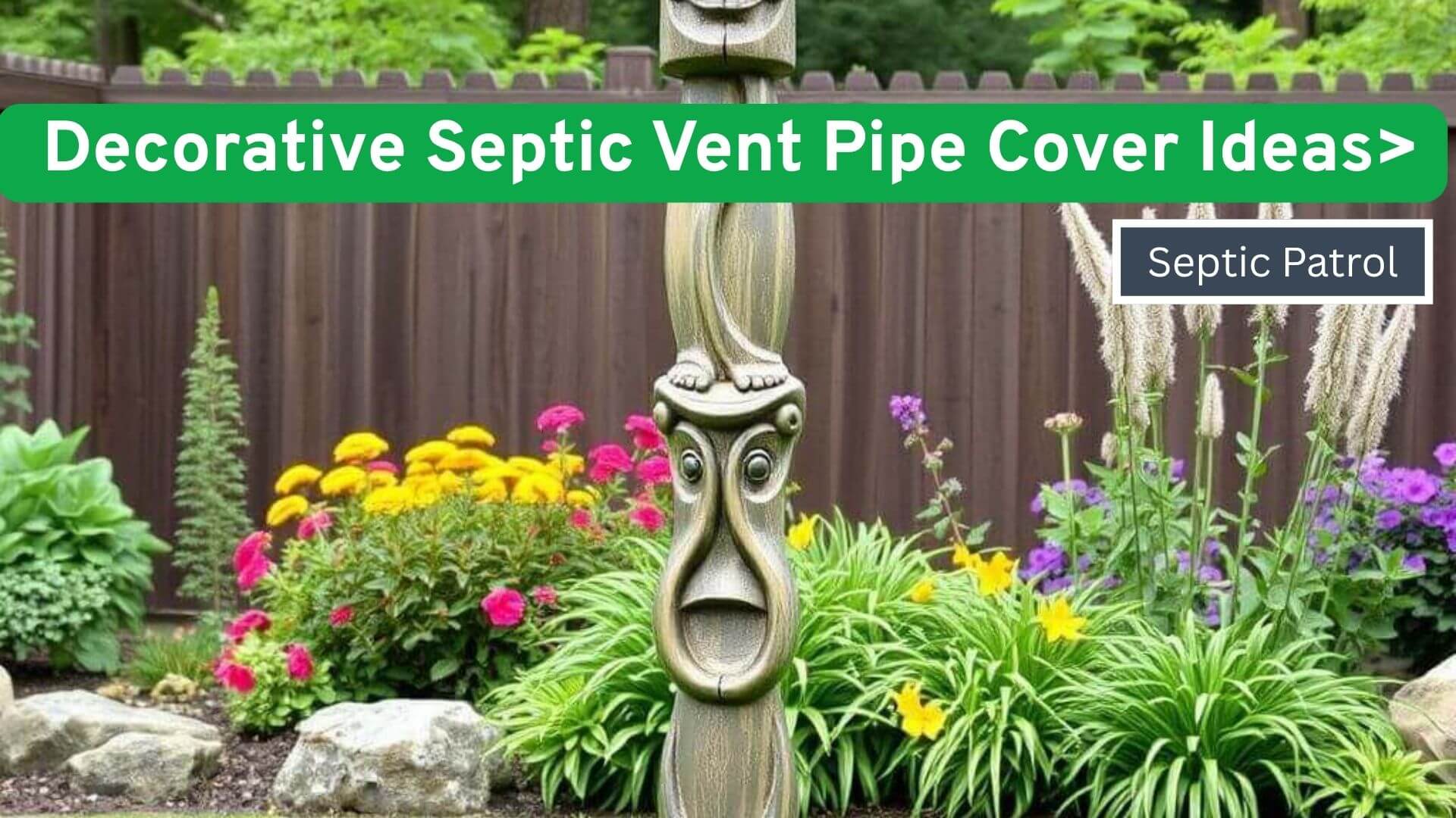 15 Decorative Septic Vent Pipe Cover Ideas That Blend Beauty with ...